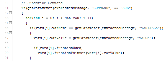 Custom IoT - Function Pointers
